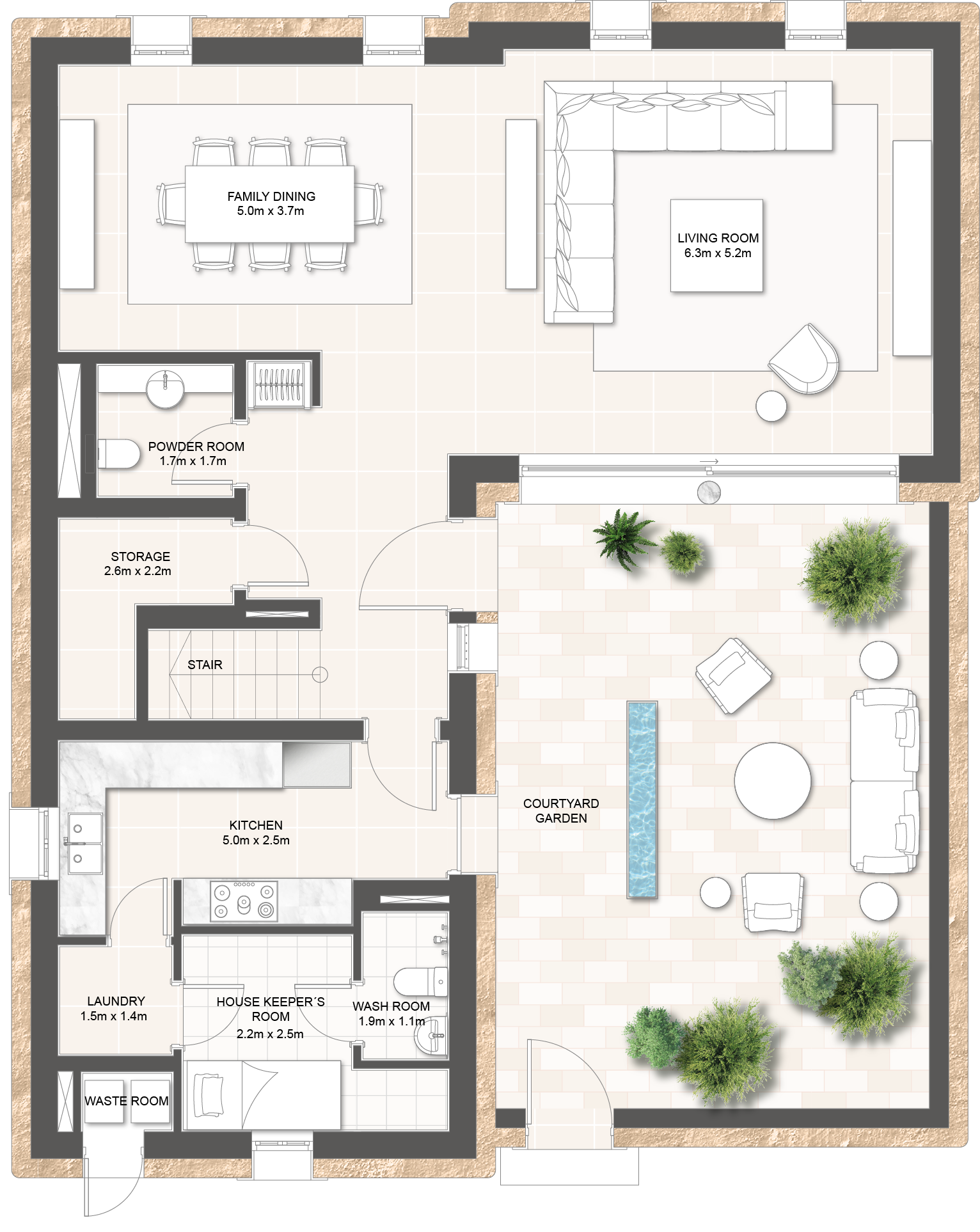 Courtyard Villa